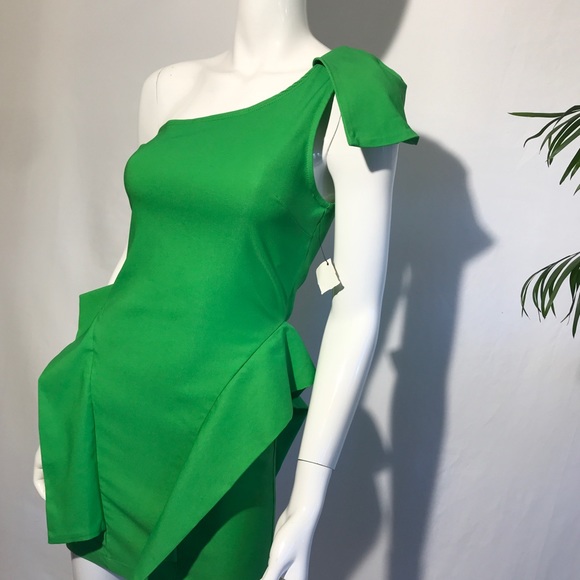 AKIRA | Dresses | Akira Red Label One Shoulder Mini Dress | Poshmark